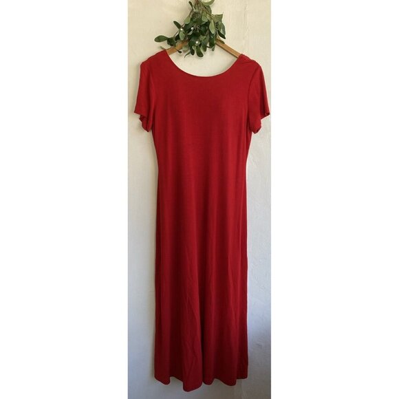 Barbara Lesser | Dresses | Vintage Barbara Lesser Maxi Dress Large Red ...